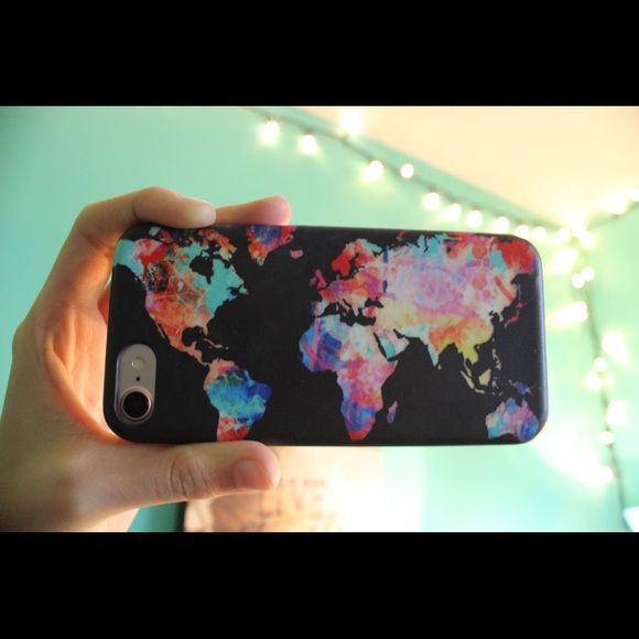 Accessories | Iphone 7 World Map Case | Poshmark